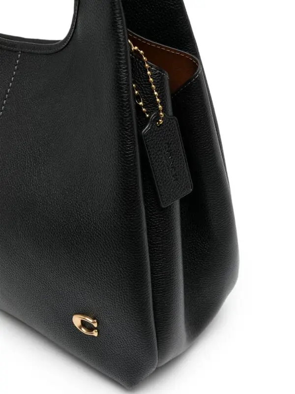 COACH Lana Pebbled-leather Tote - Black