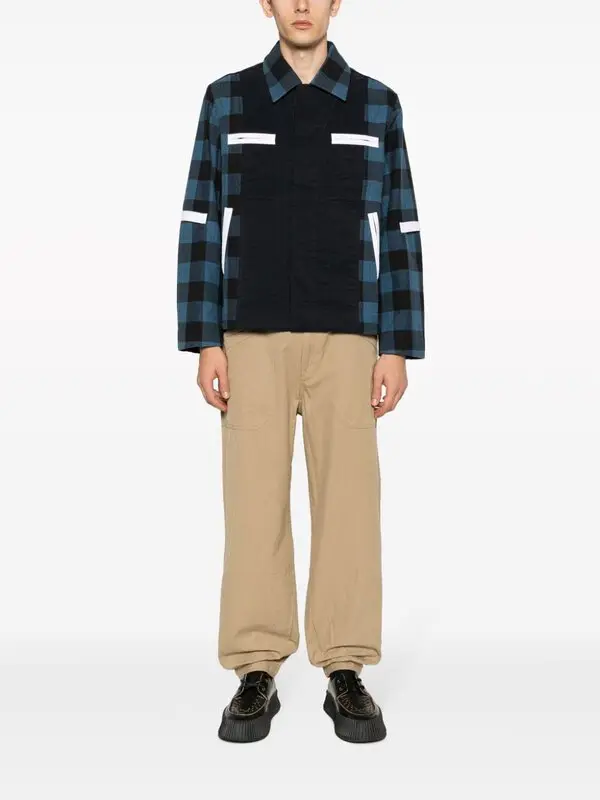 CRAIG GREEN Plaid-pattern Worker Jacket