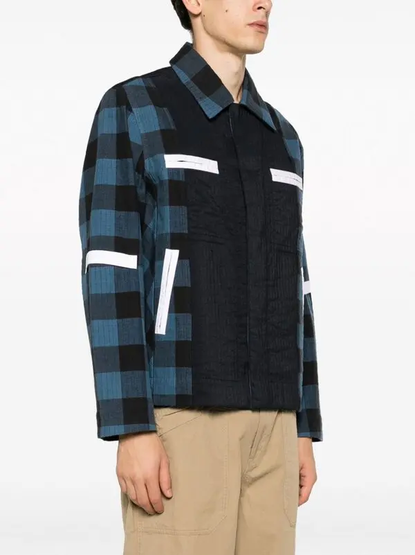 CRAIG GREEN Plaid-pattern Worker Jacket