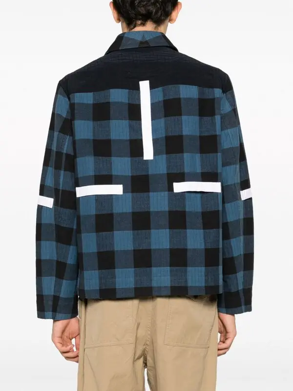 CRAIG GREEN Plaid-pattern Worker Jacket