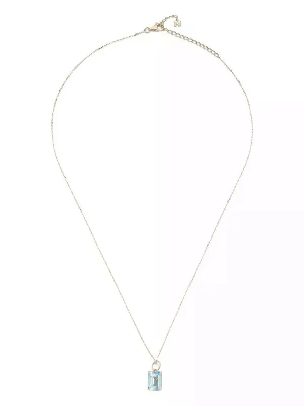 Mateo Topaz Pendant Necklace - Gold