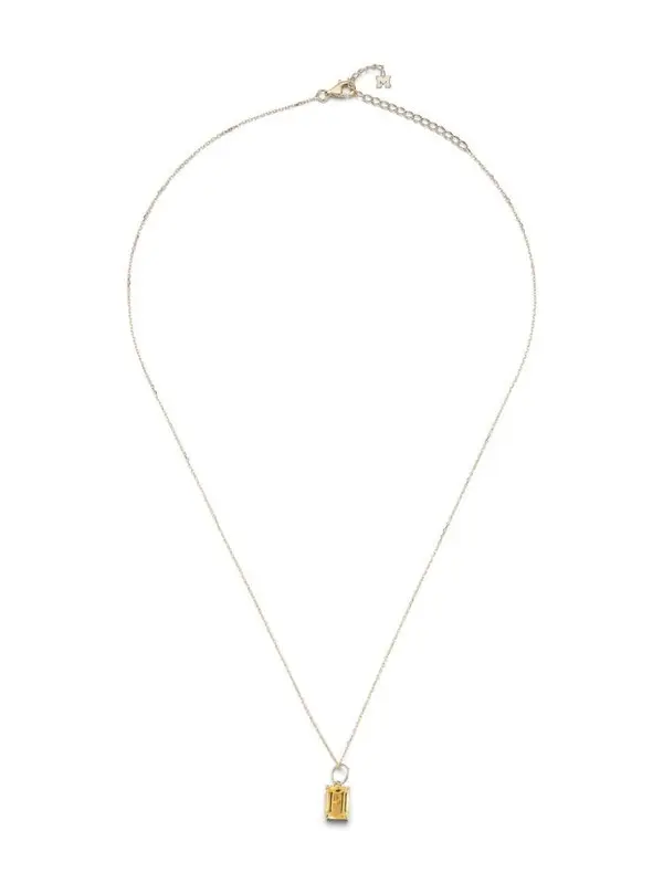 Mateo 14kt Yellow Citrine Pendant Necklace