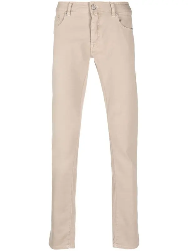 MOORER Straight-leg Jeans - Neutrals