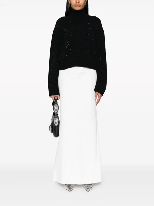Blumarine Crystal-embellished Knitted Jumper