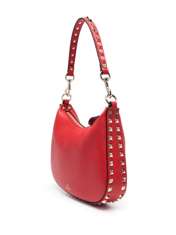Valentino Garavani Rockstud Shoulder Bag - Red
