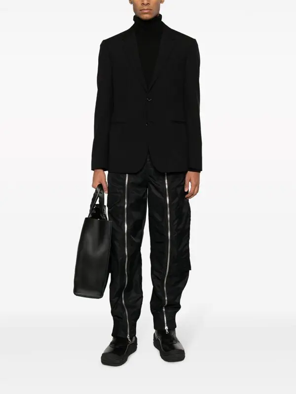 Off-White Slogan-print Virgin Wool Blazer
