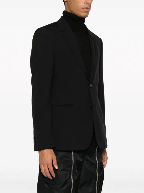 Off-White Slogan-print Virgin Wool Blazer