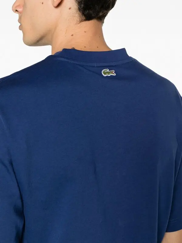 Lacoste Logo-patch Cotton T-shirt