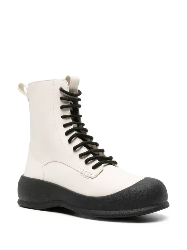 Bally Lace-up Leather Boots