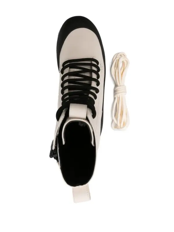 Bally Lace-up Leather Boots