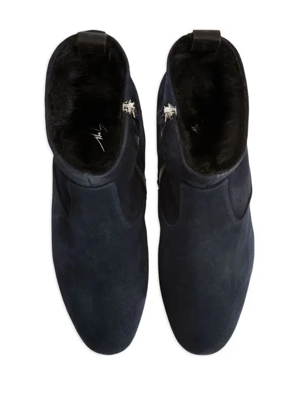 GIUSEPPE ZANOTTI Ron Ankle Boots - Blue