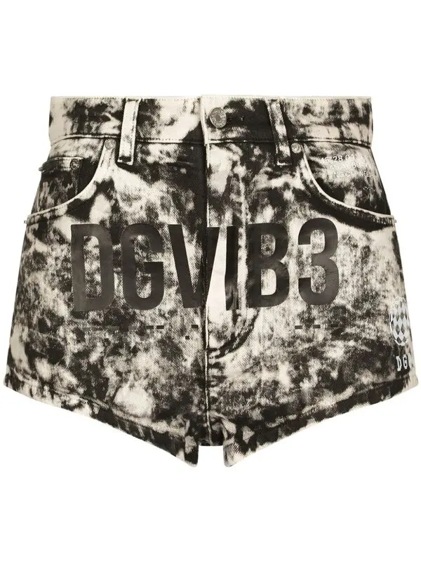Dolce & Gabbana Logo-print Cotton Shorts