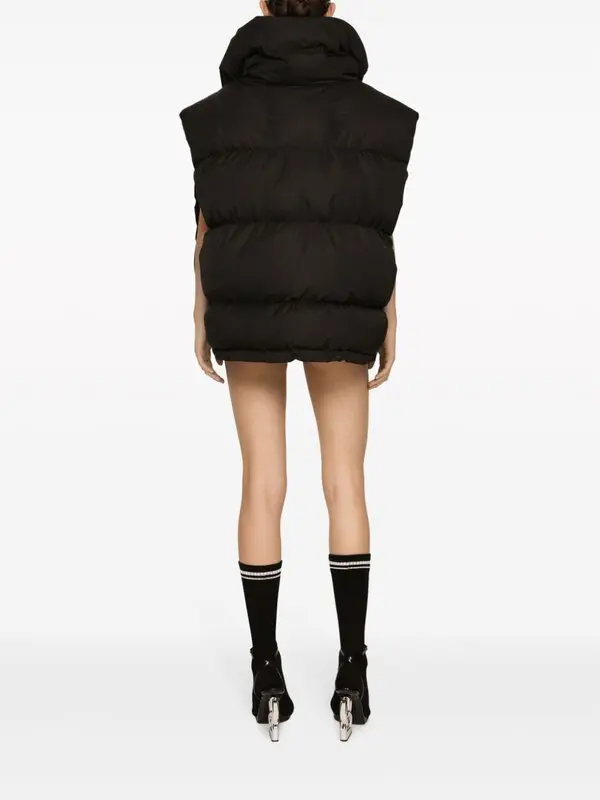 Dolce & Gabbana Logo-embroidered Padded Gilet