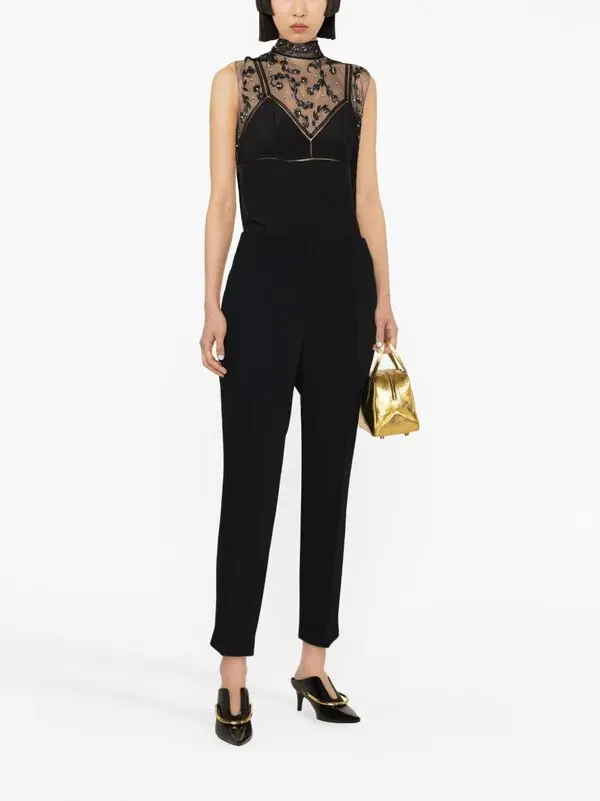 JIL SANDER Tailored Cropped Trousers - Black