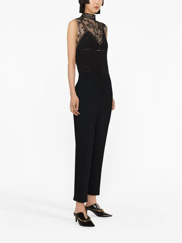 JIL SANDER Tailored Cropped Trousers - Black