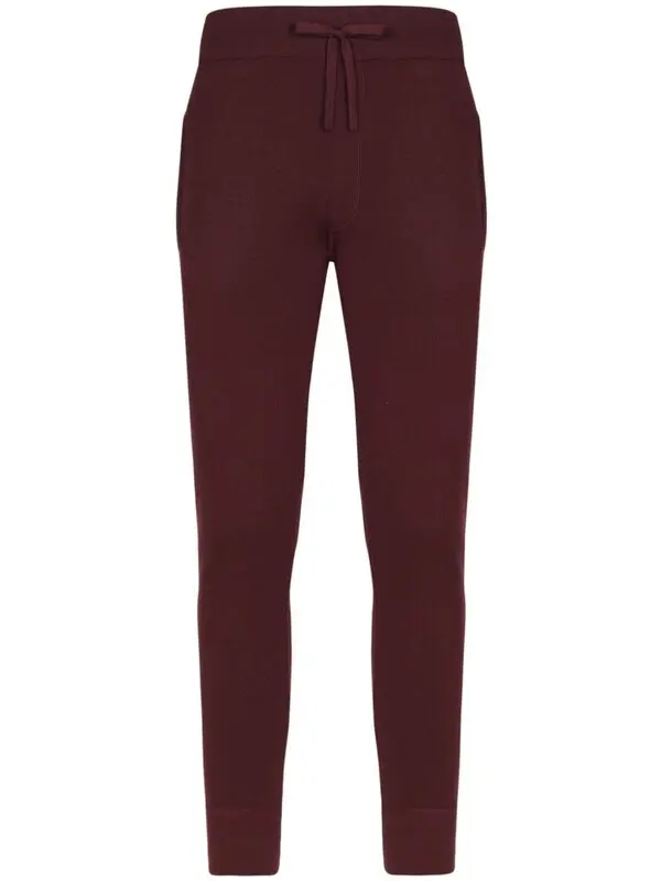 Dolce & Gabbana Virgin Wool-silk Tapered Trousers