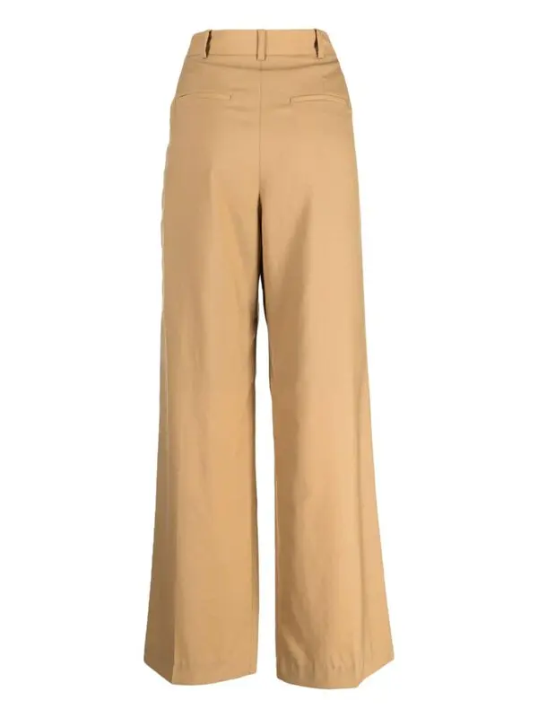 LOW CLASSIC Straight-leg Wool Trousers - Neutrals