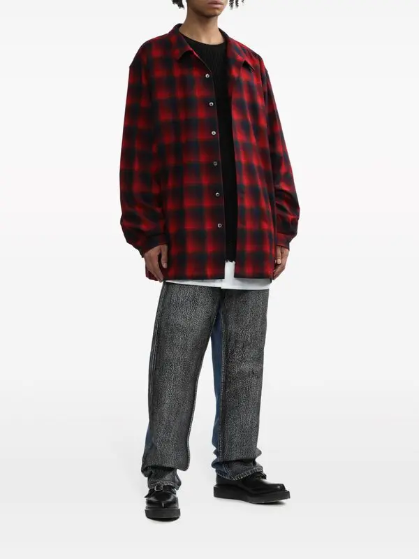 MAISON MARGIELA Panelled Straight-leg Jeans - Grey