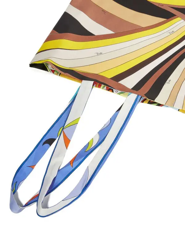 Emilio Pucci Gallery Silk-satin Tote Bag