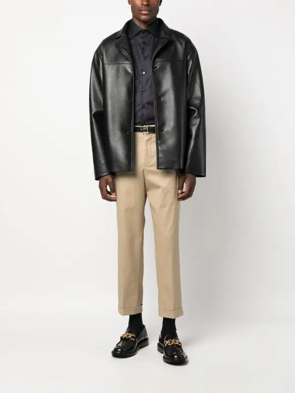 Etro Pegaso-motif Cropped Cargo Trousers
