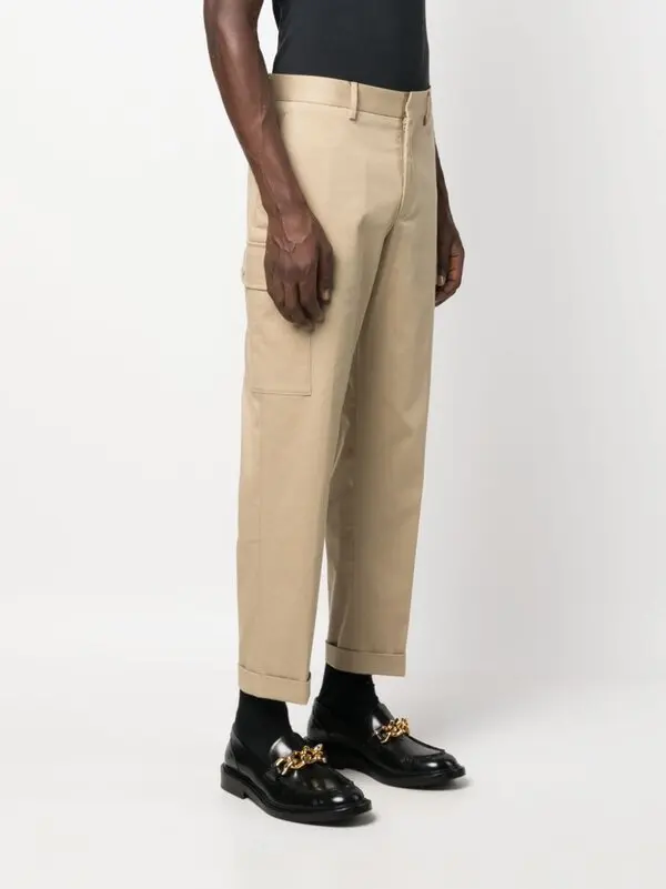 Etro Pegaso-motif Cropped Cargo Trousers