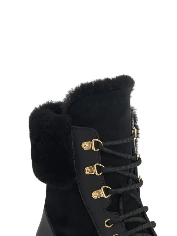 GIUSEPPE ZANOTTI Jaure Combat Boots - Black