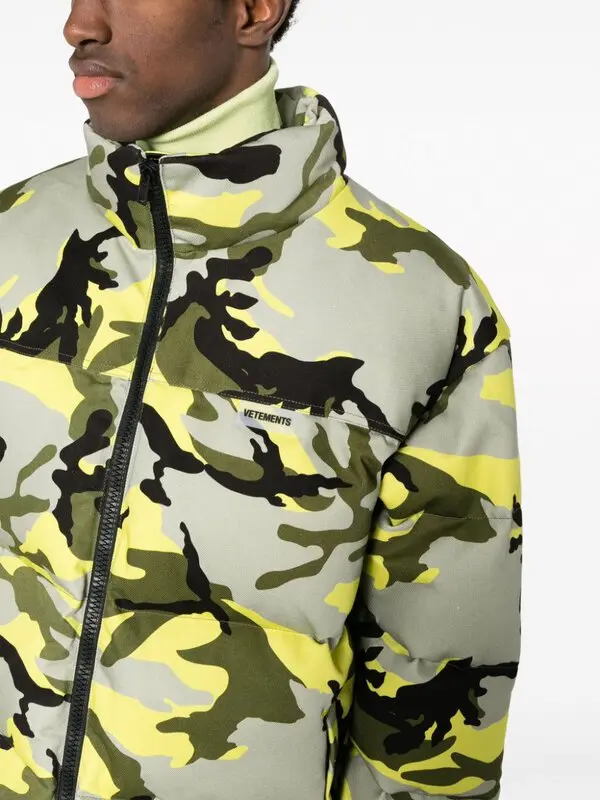 Vetements Camouflage-print Puffer Jacket