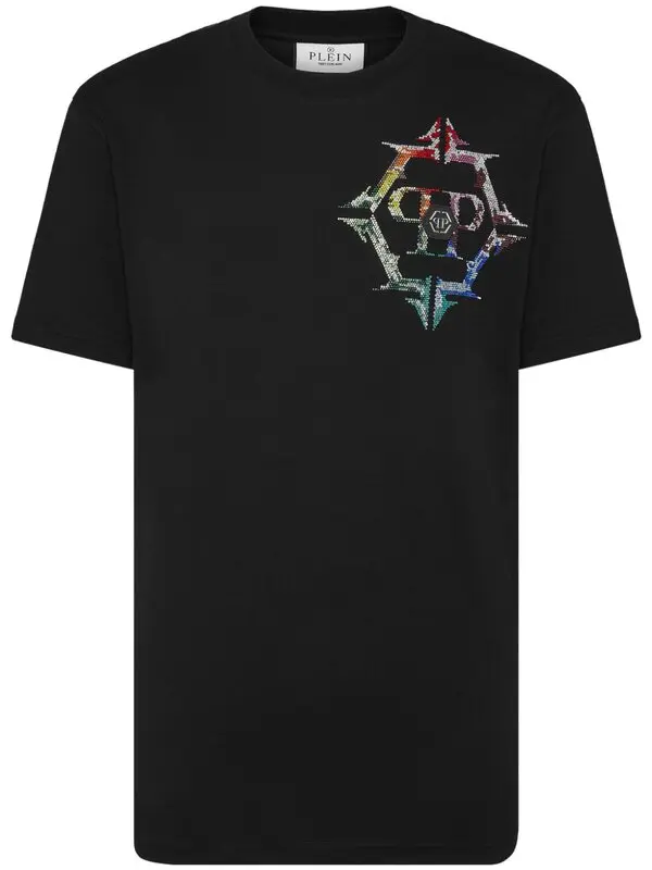 Philipp Plein Logo-patch Cotton T-shirt
