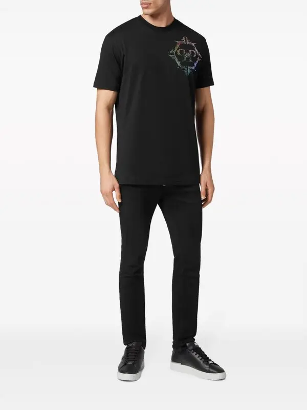 Philipp Plein Logo-patch Cotton T-shirt