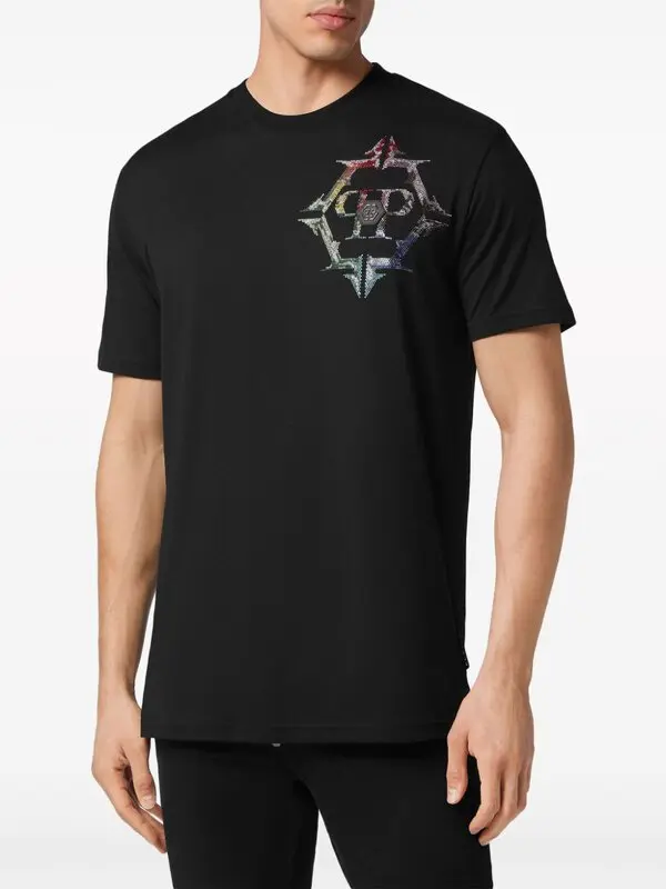 Philipp Plein Logo-patch Cotton T-shirt
