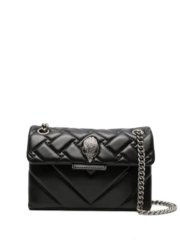 Kurt Geiger Kensington Leather Shoulder Bag - Black