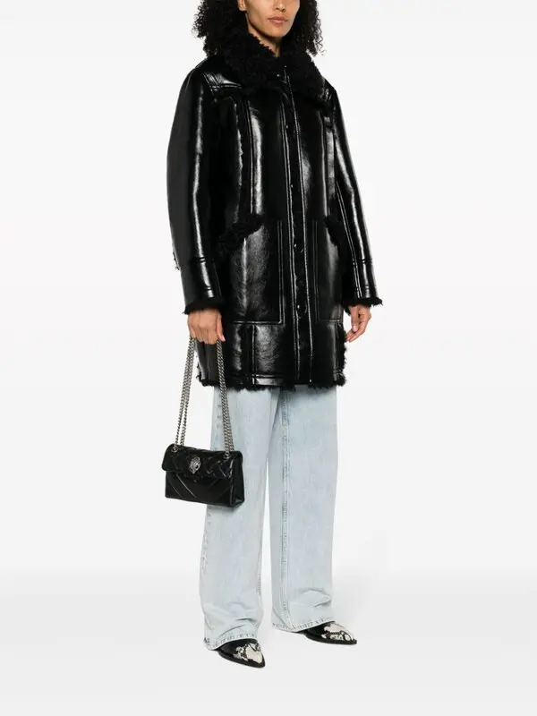 Kurt Geiger Kensington Leather Shoulder Bag - Black