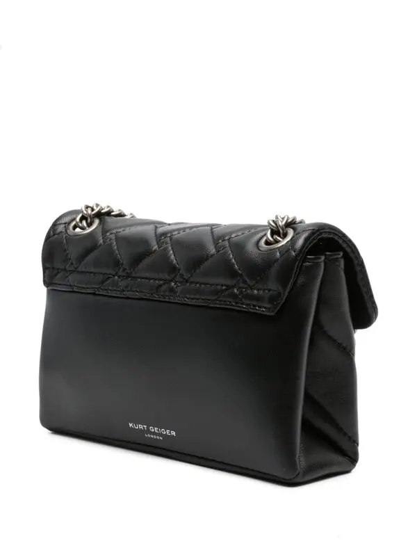 Kurt Geiger Kensington Leather Shoulder Bag - Black
