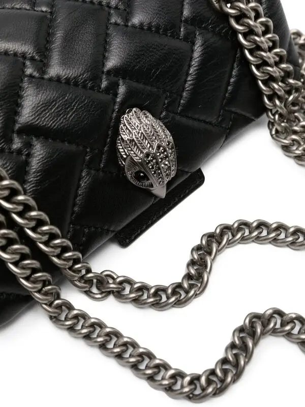 Kurt Geiger Kensington Leather Shoulder Bag - Black