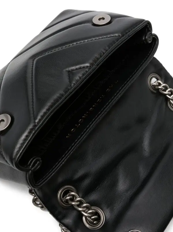 Kurt Geiger Kensington Leather Shoulder Bag - Black