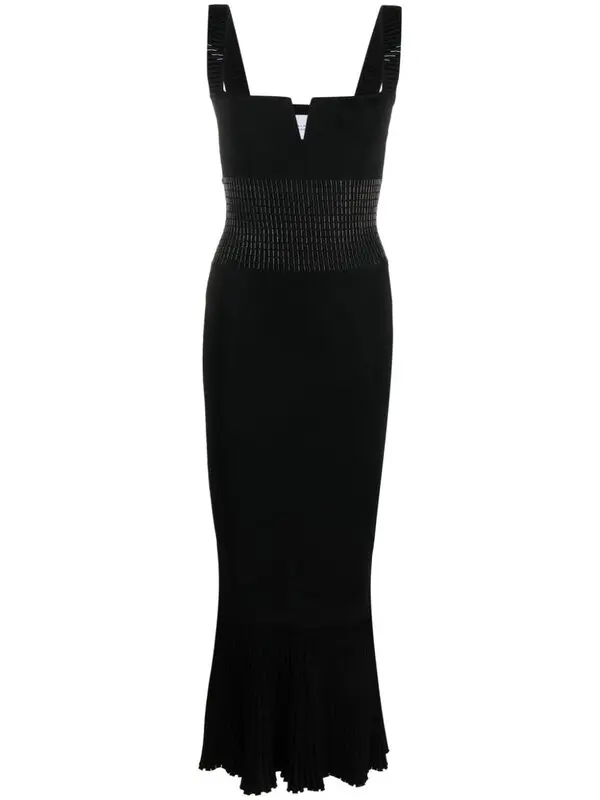 Galvan Orion Crystal-embellished Dress - Black