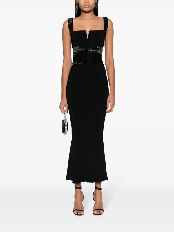 Galvan Orion Crystal-embellished Dress