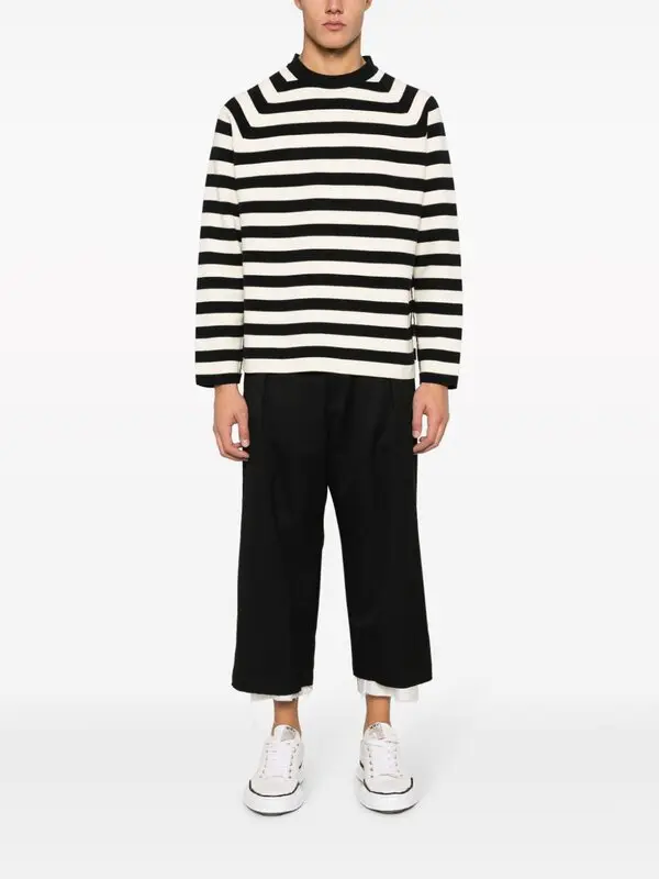 Sunnei Striped Cotton Sweatshirt