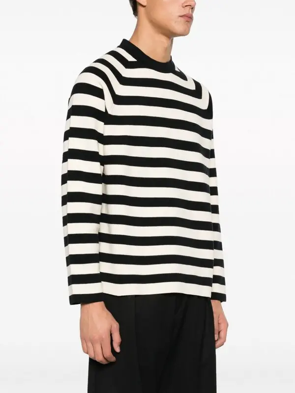 Sunnei Striped Cotton Sweatshirt
