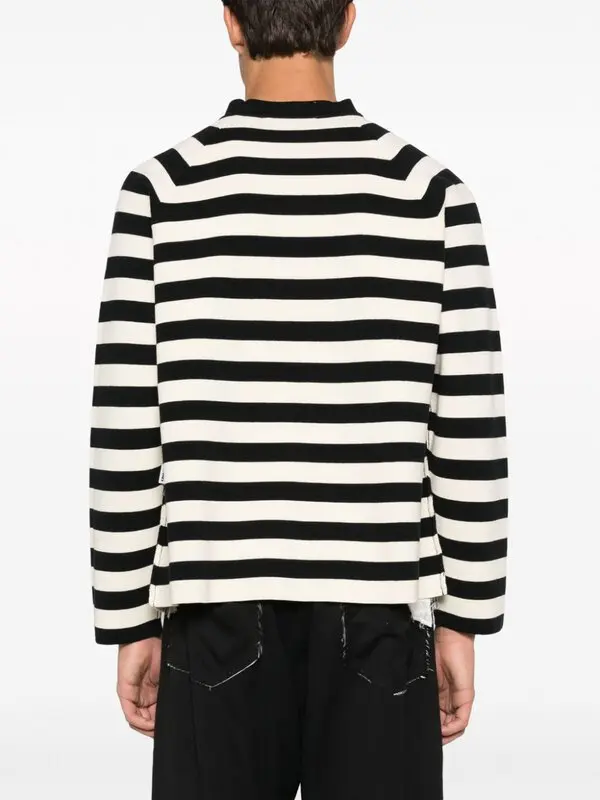 Sunnei Striped Cotton Sweatshirt