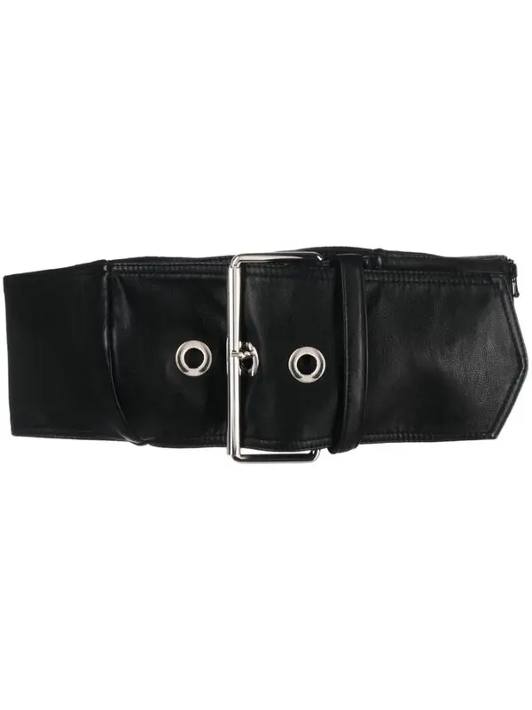 Moschino Buckle-fastening Bandeau Top - Black