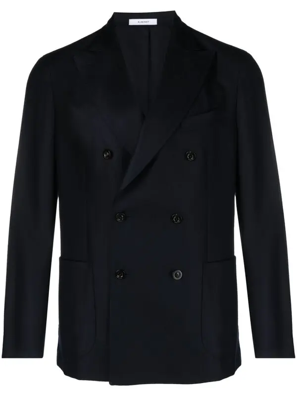 Boglioli Peak-lapels Double-breasted Blazer