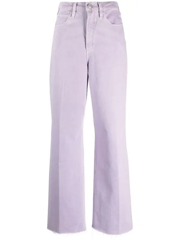 FRAME High-rise Wide-leg Jeans