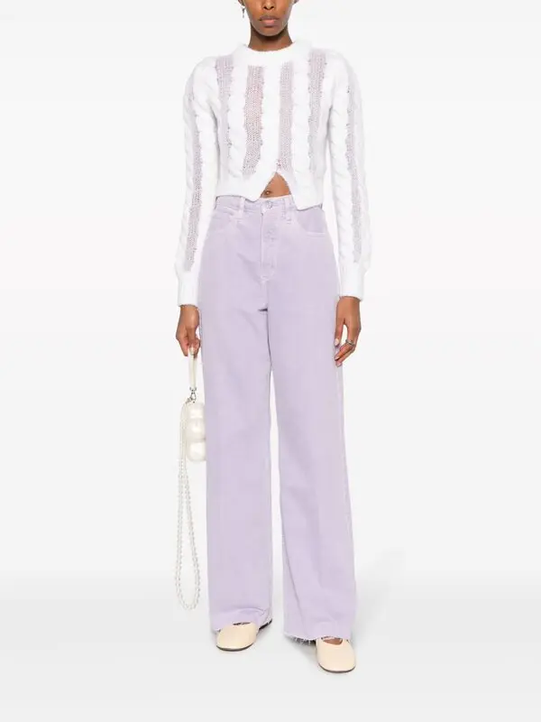FRAME High-rise Wide-leg Jeans