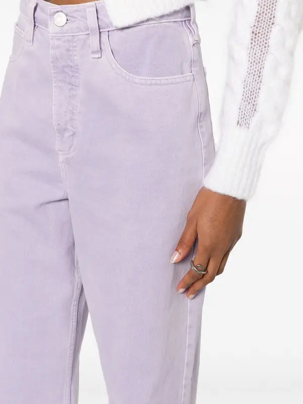 FRAME High-rise Wide-leg Jeans