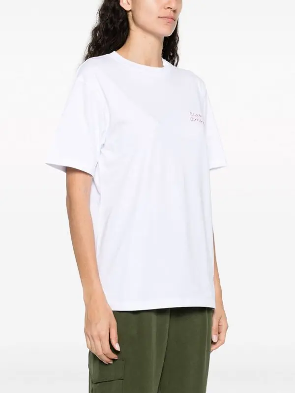 Giada Benincasa Embroidered Cotton T-shirt