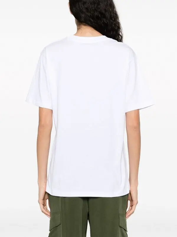 Giada Benincasa Embroidered Cotton T-shirt