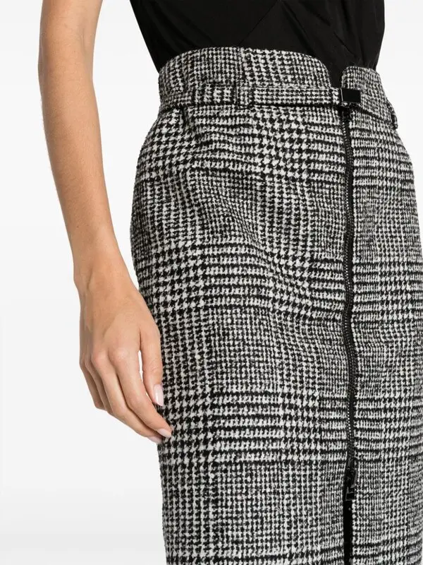 TOM FORD Check-print Pencil Skirt