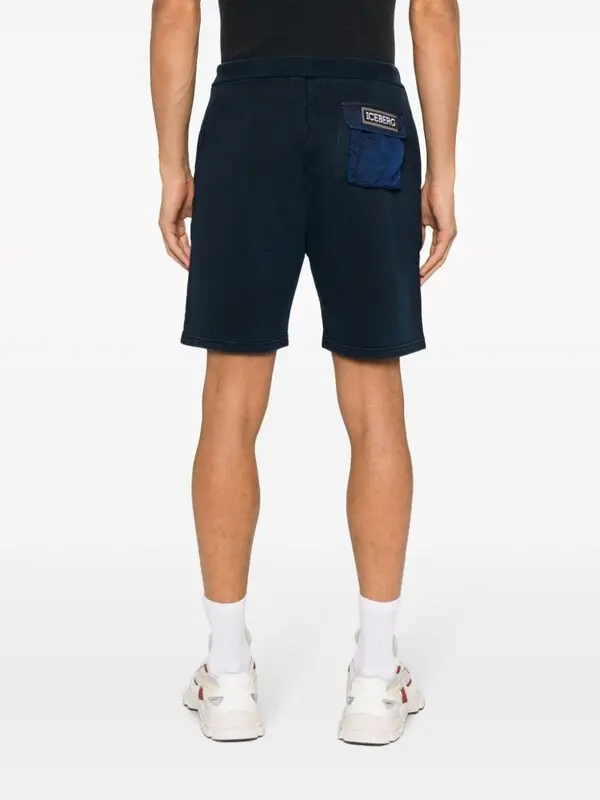 Iceberg Logo-patch Track Shorts