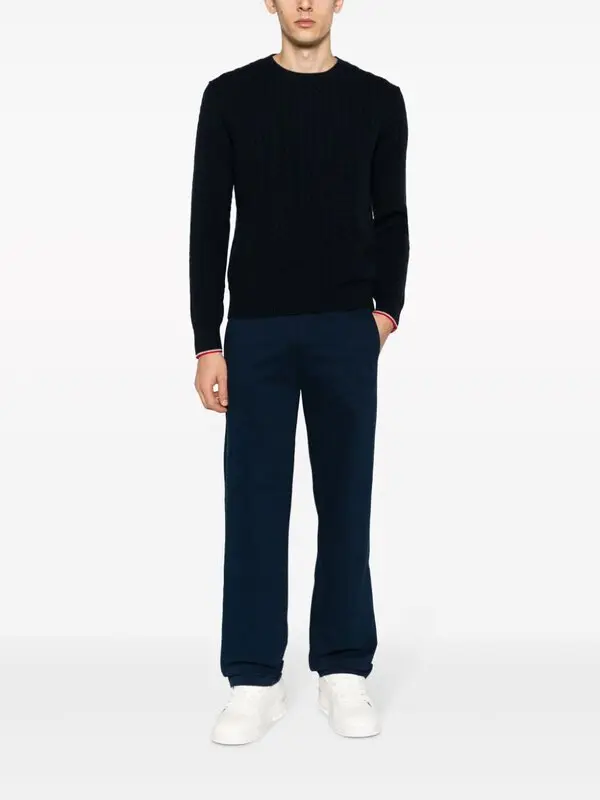 Moncler Cable-knit Virgin Wool Blend Jumper